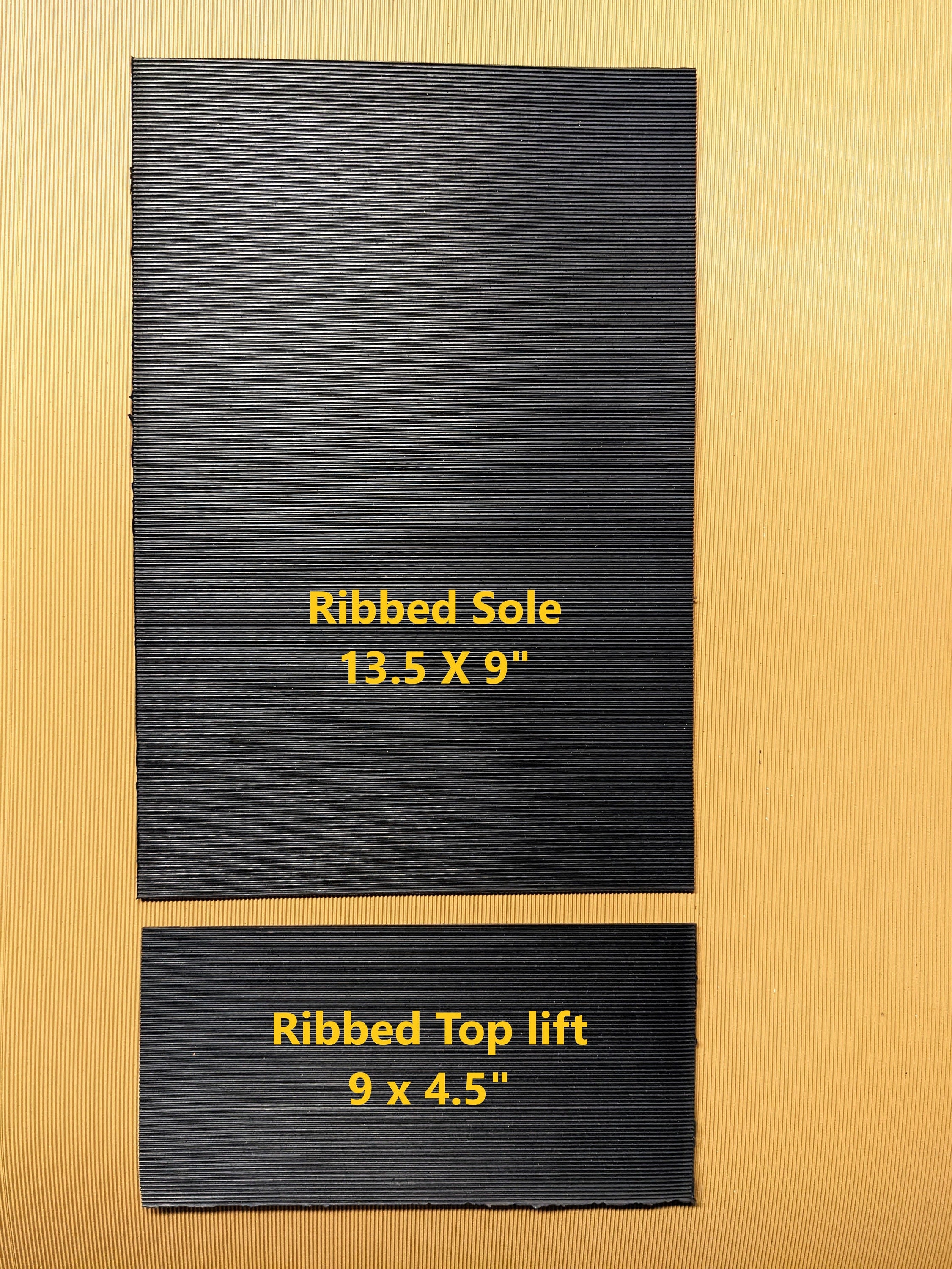 RIBBED & SMOOTH Rubber Soling Panels/3.5mm/shoe Repair/shoe - Etsy