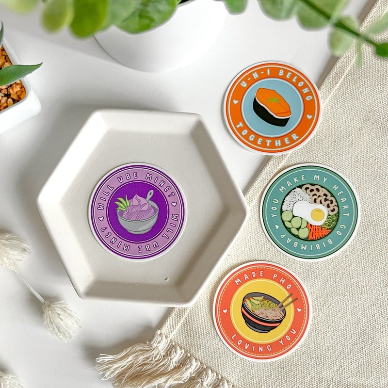 Cute Korean Food Stickers - Etsy