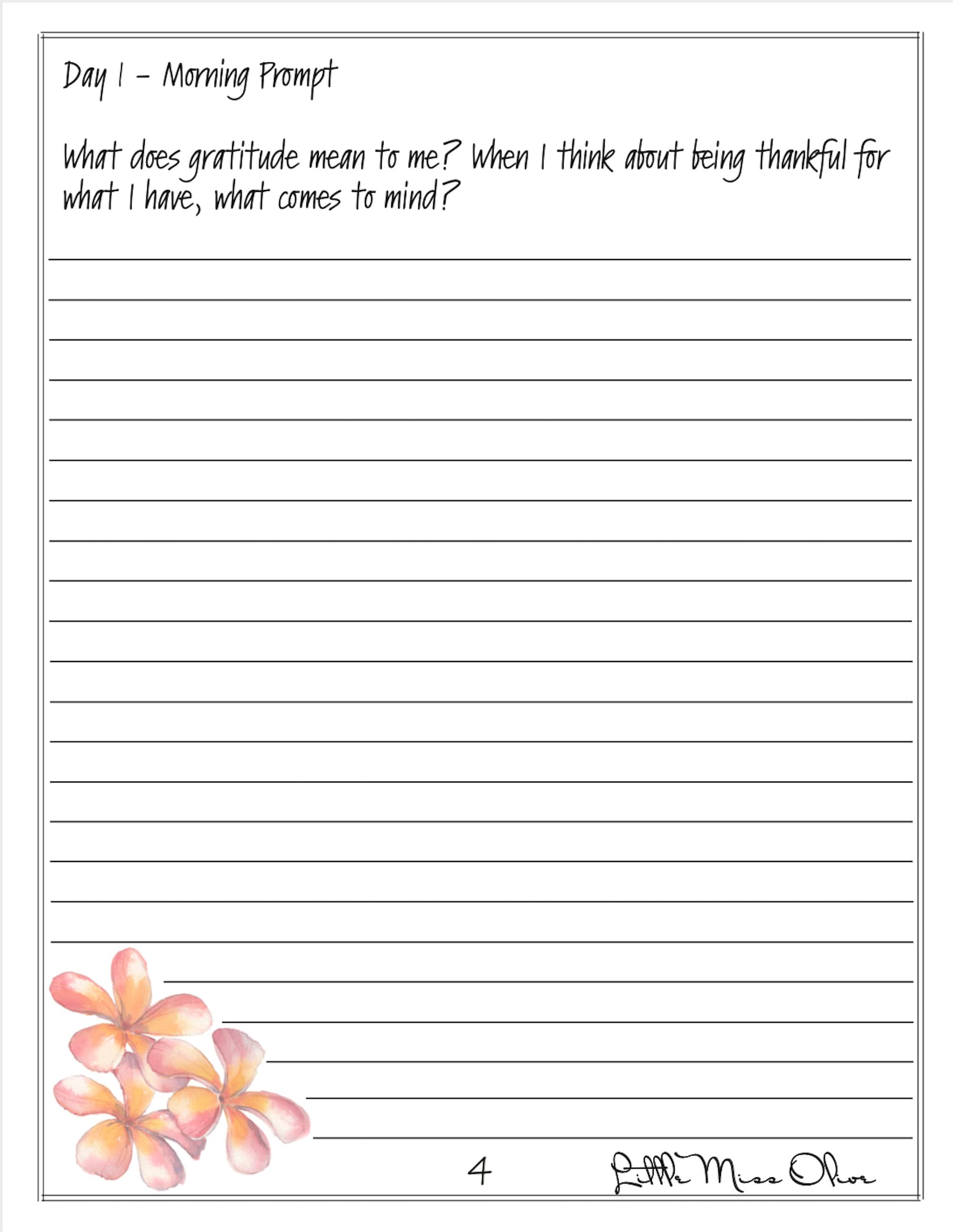 Thankful: A 14-day Gratitude Journal - Etsy