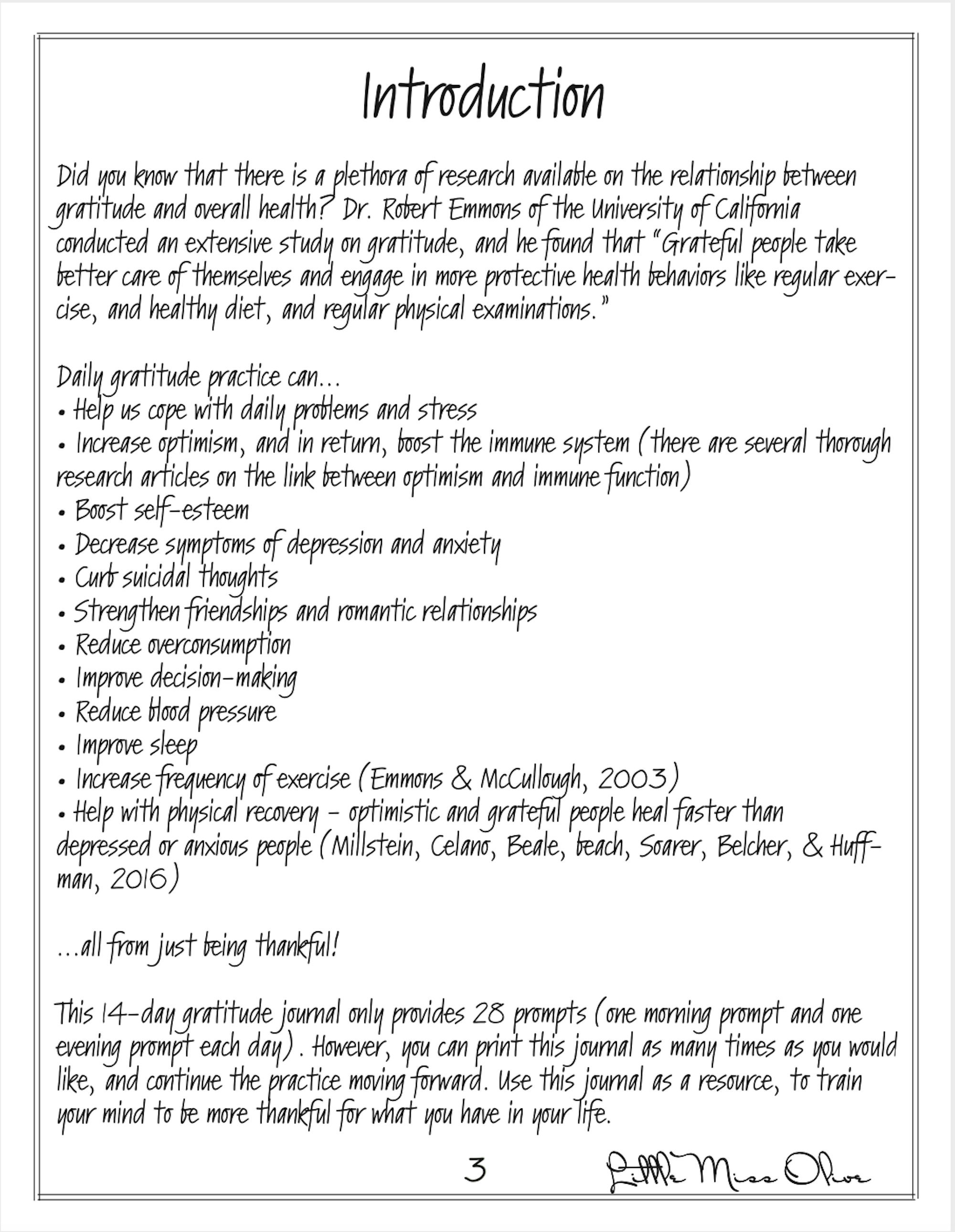 Thankful: A 14-day Gratitude Journal - Etsy