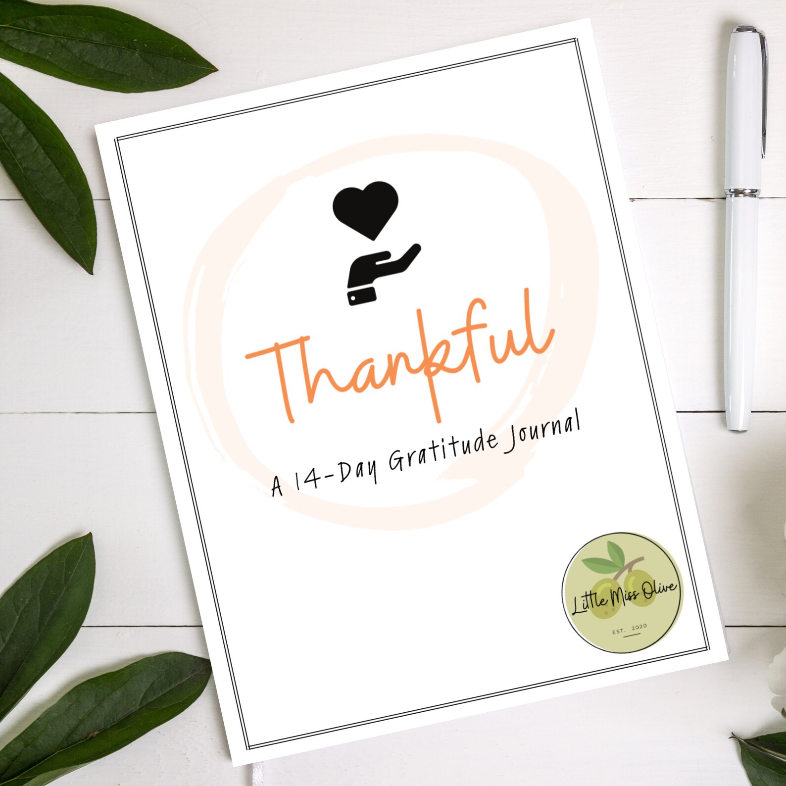 Thankful: A 14-day Gratitude Journal - Etsy