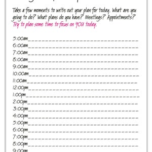 Daily Check-in: A One-day Journal - Etsy