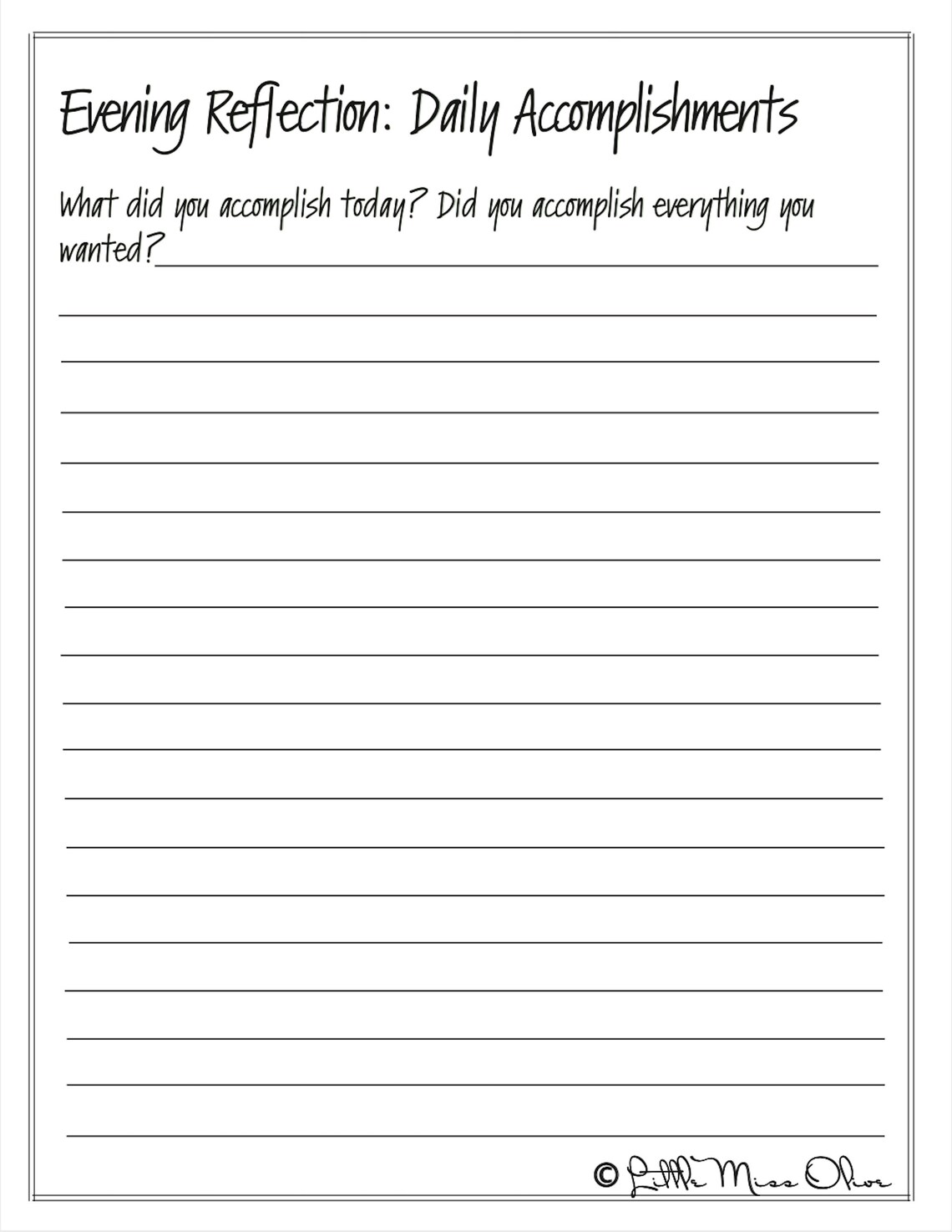 Daily Check-in: A One-day Journal - Etsy