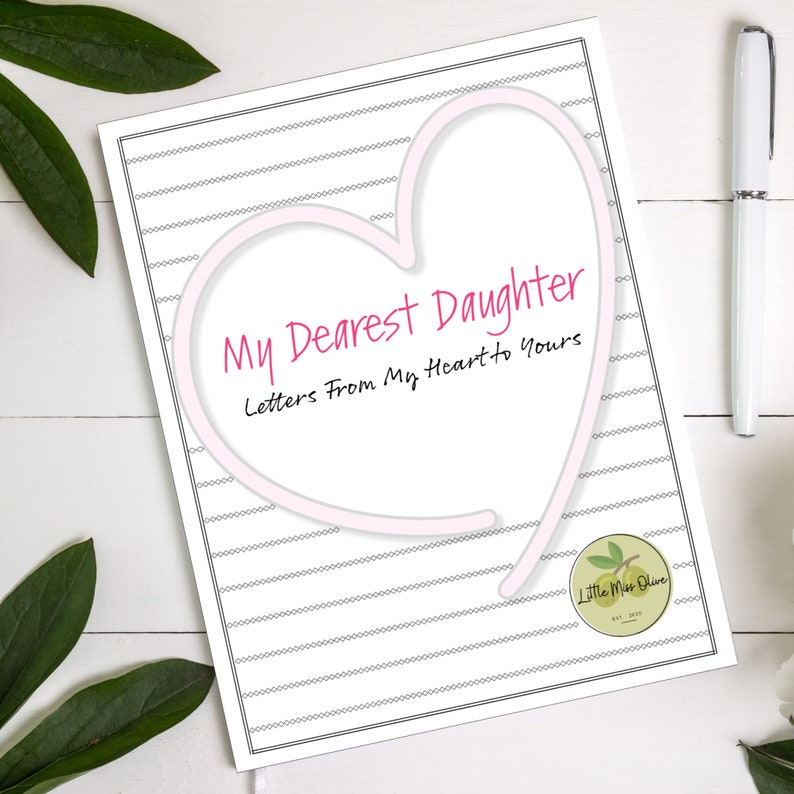 My Dearest Daughter: Letters From My Heart to Yours - Etsy