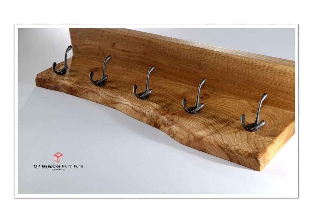 Unique Coat Rack / Coat Rack With Shelf / Handmade Coat Rack / Live ...