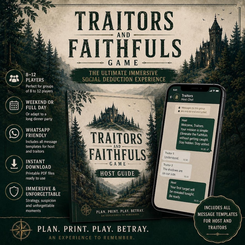 Traitor Editable - Etsy