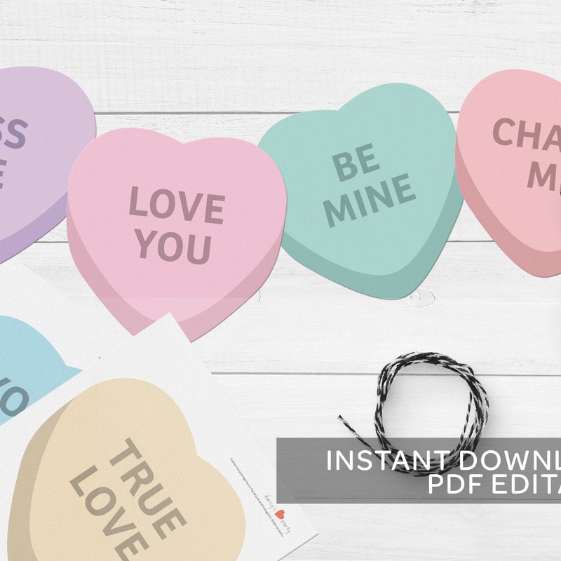 Conversation Hearts - Etsy