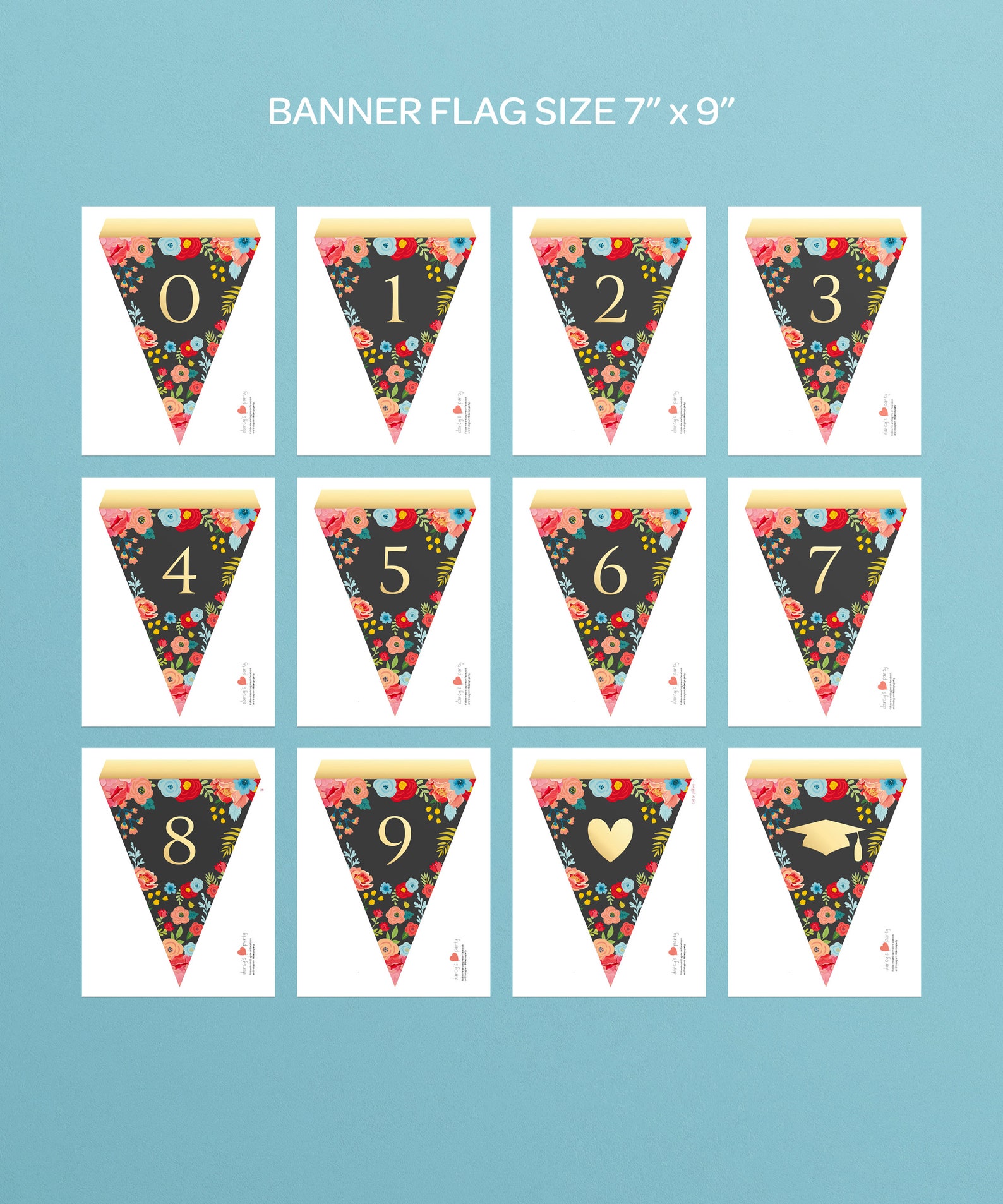 Printable Graduation Banner in Black Gold Class of 2021 - Etsy