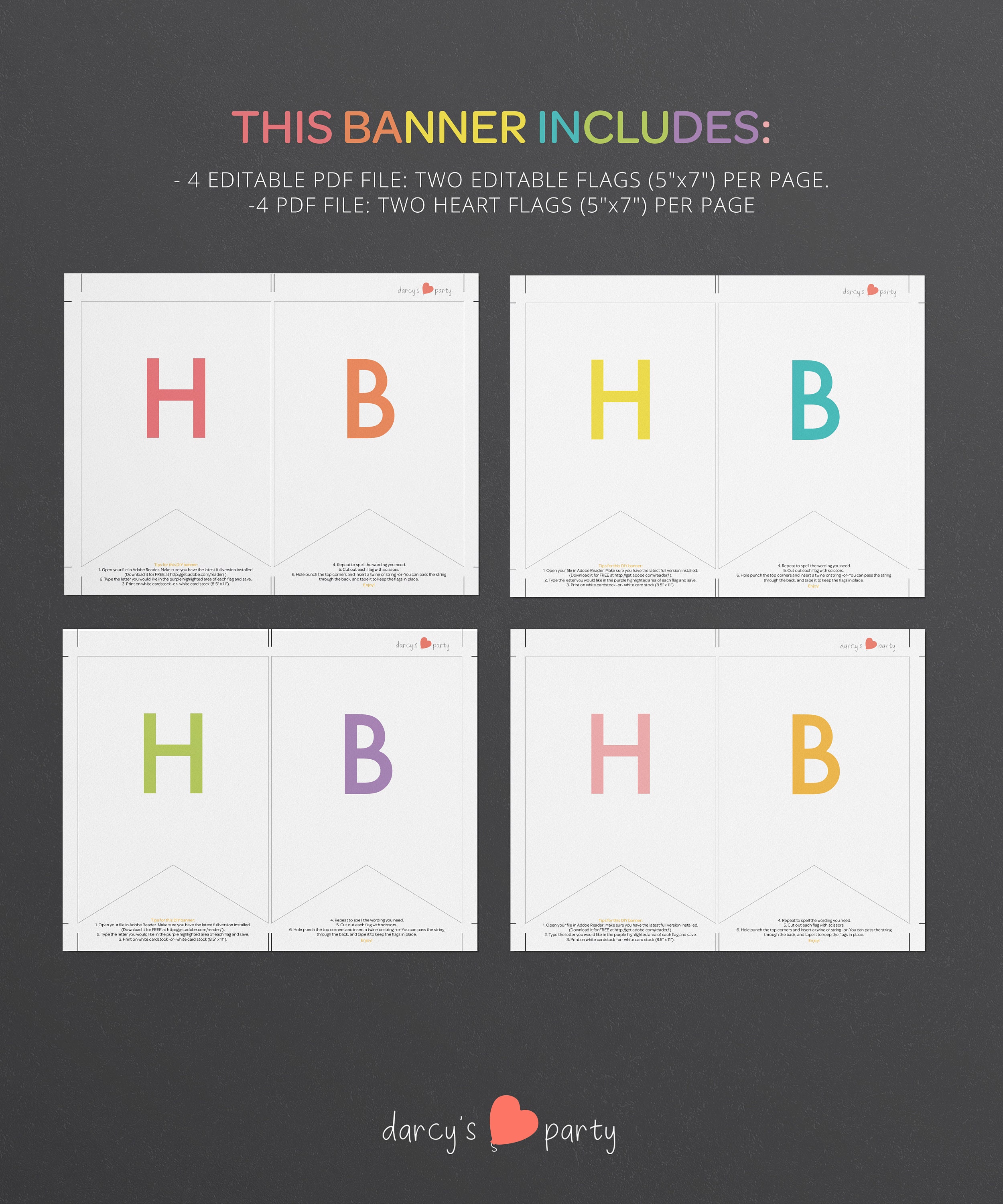 Rainbow Bannerbirthday Banner Rainbow Bunting Drive by | Etsy