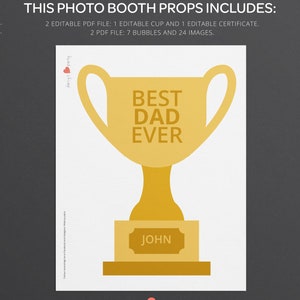 Printable Father's Day Photo Booth Props, Father's Day Photobooth Props ...