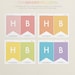 EDITABLE Printable Banner, Multi-coloured Happy Birthday Banner, Kids ...