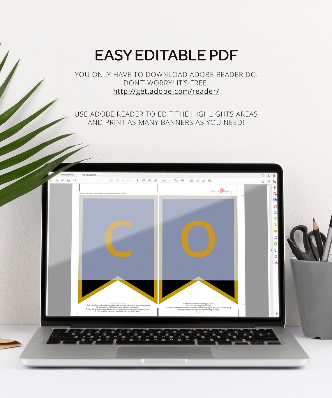 Congratulations Banner Graduation Banner Printable EDITABLE | Etsy