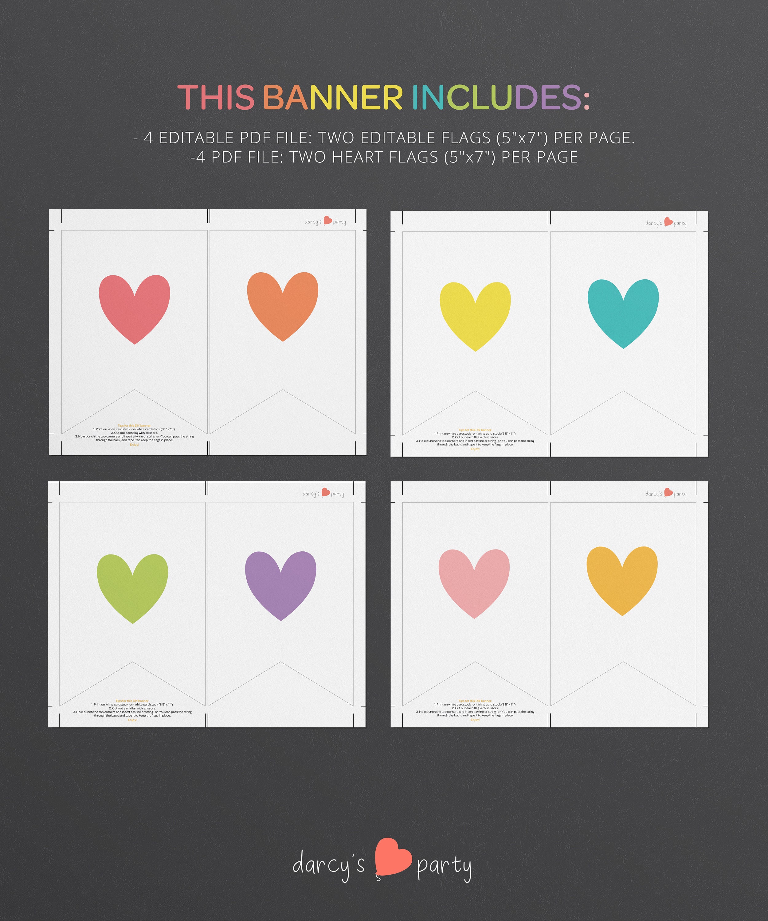 Rainbow Bannerbirthday Banner Rainbow Bunting Drive by | Etsy