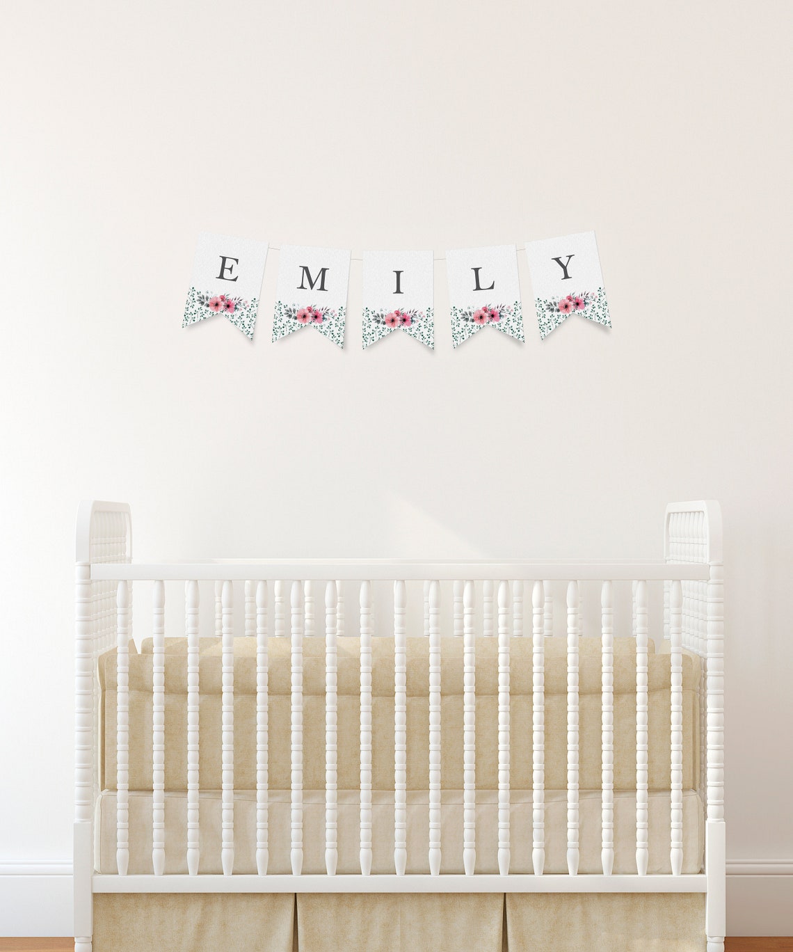 Printable Happy Birthday Banner Floral Birthday Decoration - Etsy