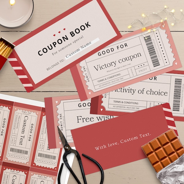 Love Coupon Book - Etsy