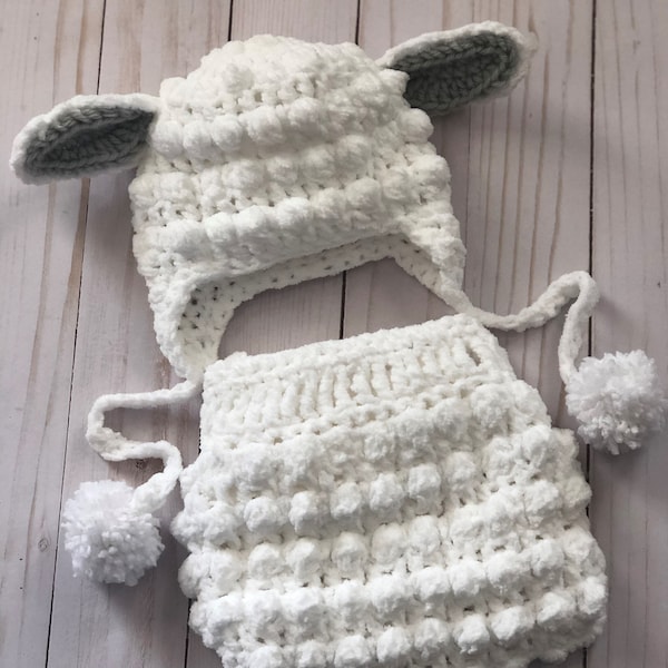 Crochet Lamb Hat - Etsy