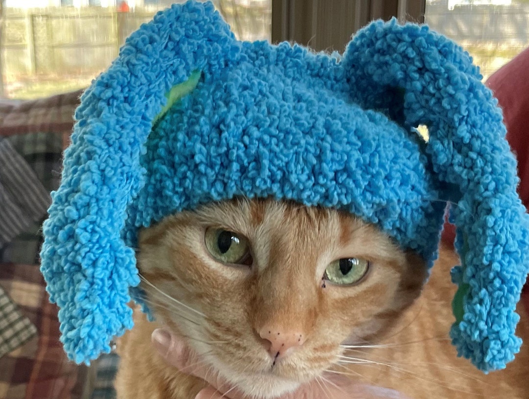 Cat Hat/cat Easter Hat/cat Bunny Hat/spring Cat Hat/cat Rabbit Hat - Etsy