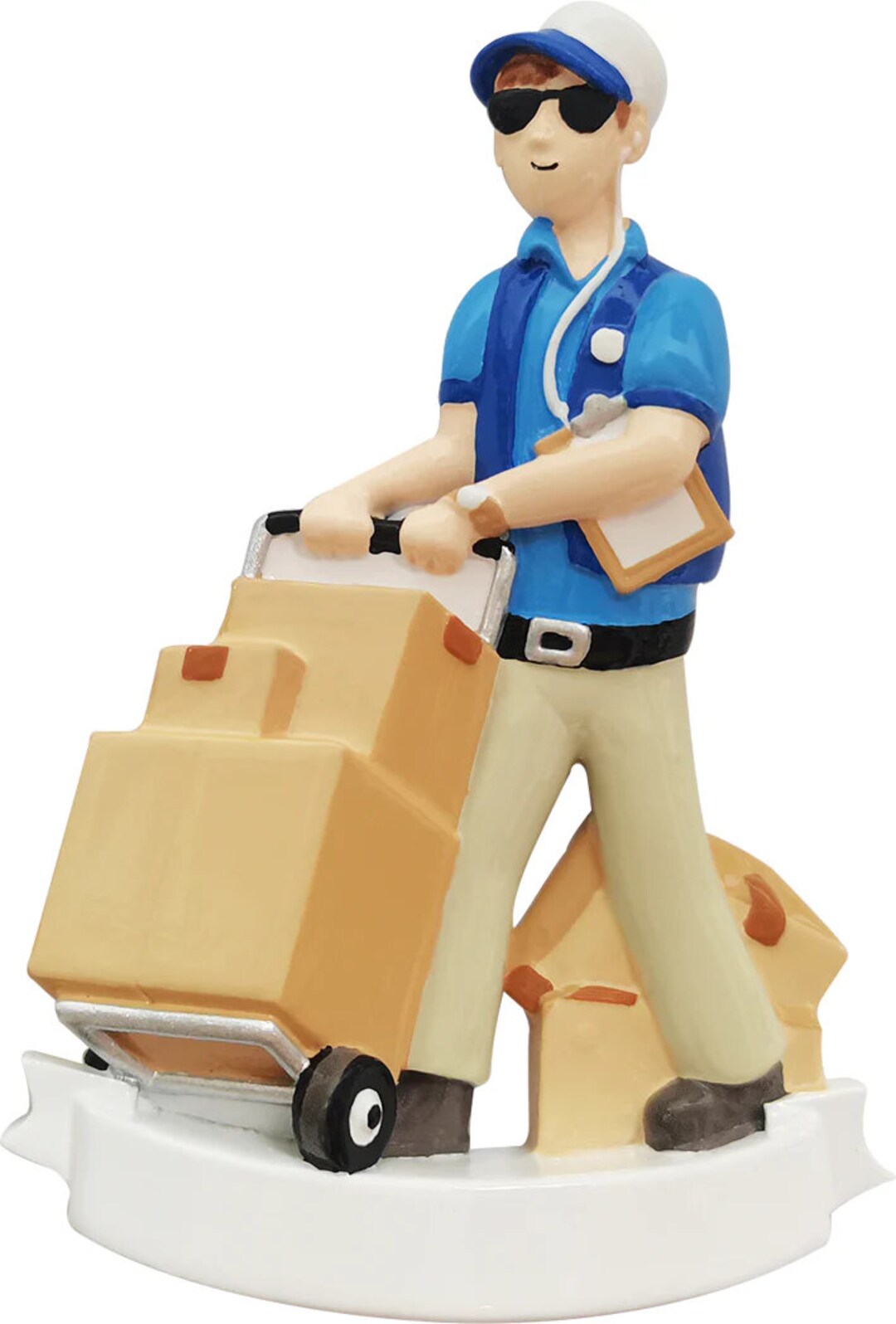 Fedex Ups Amazon Prime Delivery Man Guy Personalized Christmas Tree ...