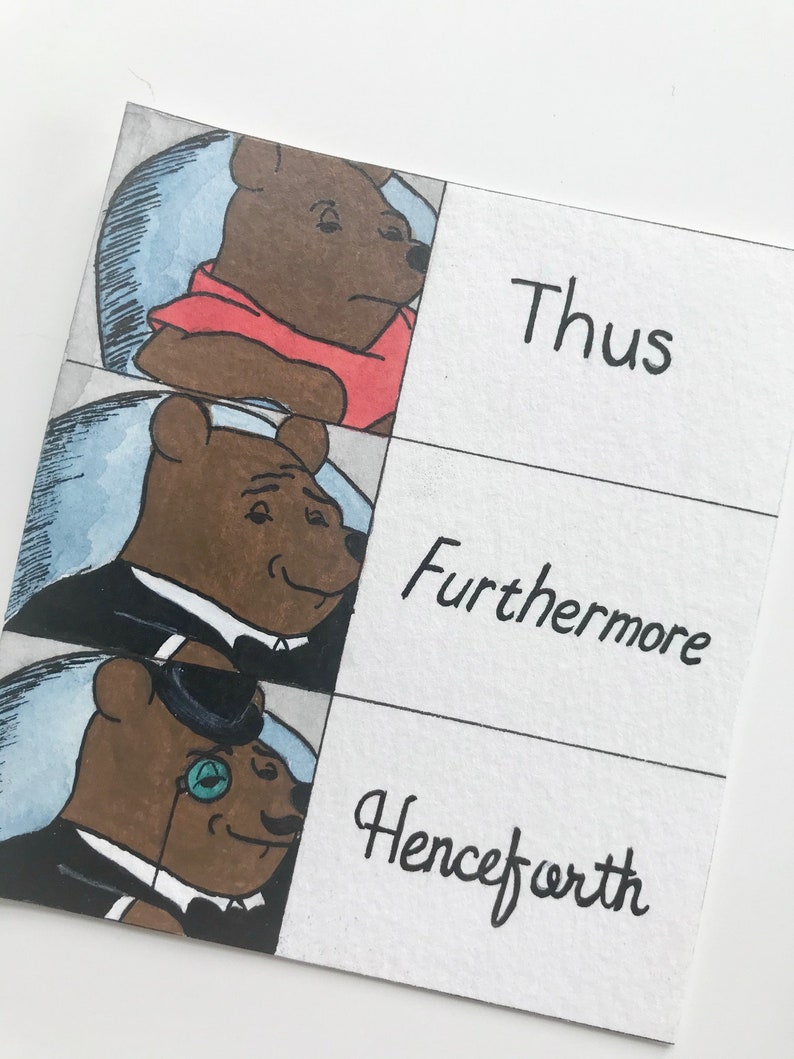 Proper Winnie the Pooh Bear Internet Meme Funny Humor Pop Culture Art ...