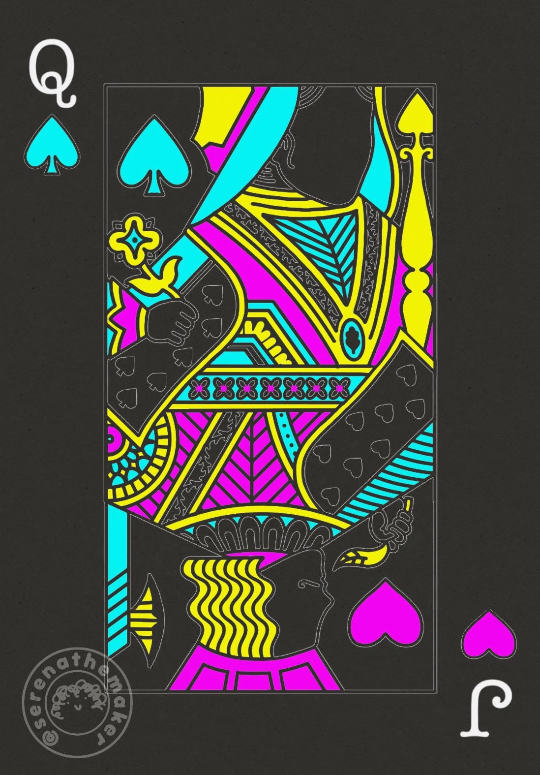 Instant Download Playing Card Wall Art - Etsy