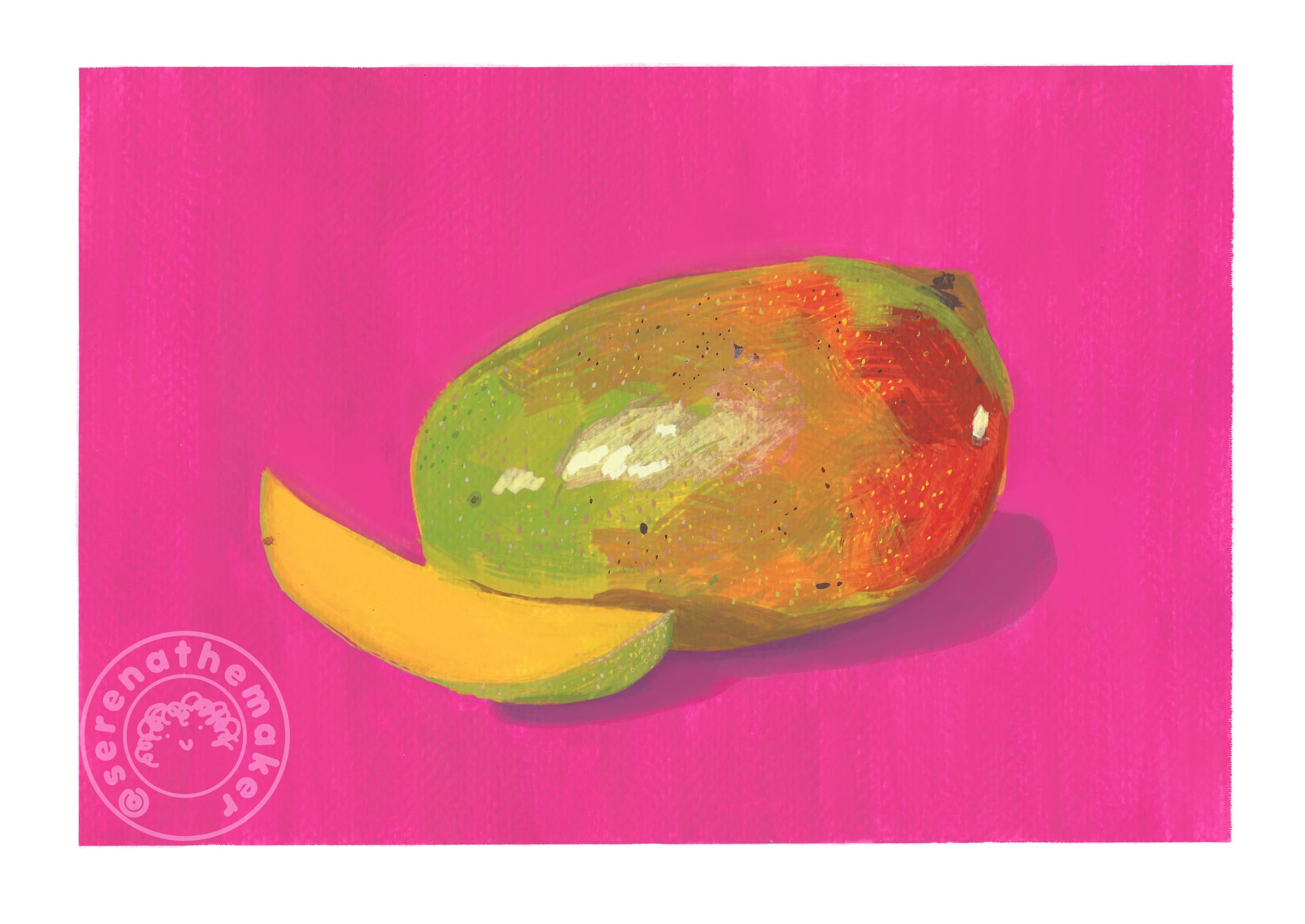 Instant Download Mango Painting Wall Art - Etsy