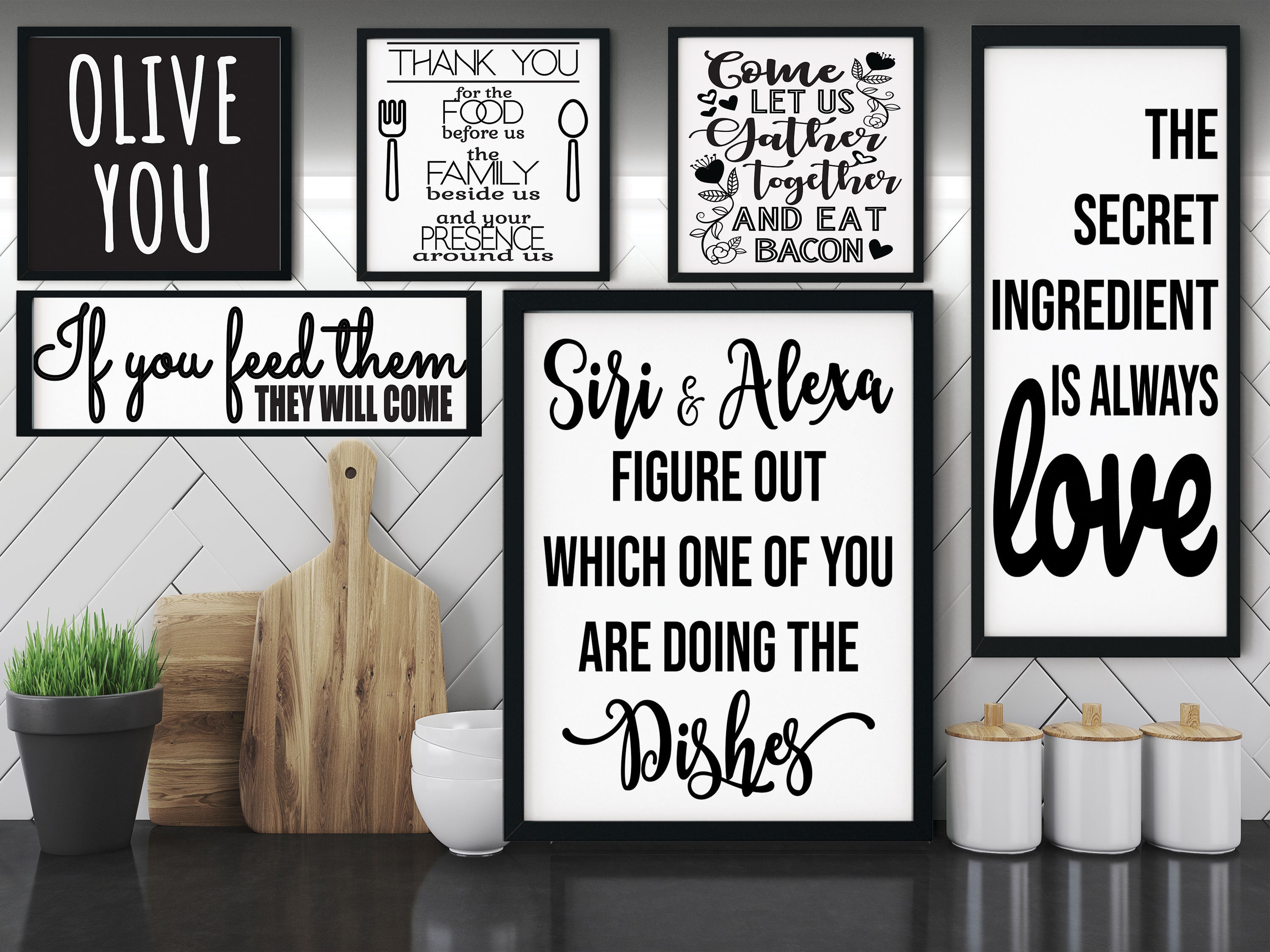 Come Let Us Gather Together & Eat Bacon Printable Sign Funny - Etsy