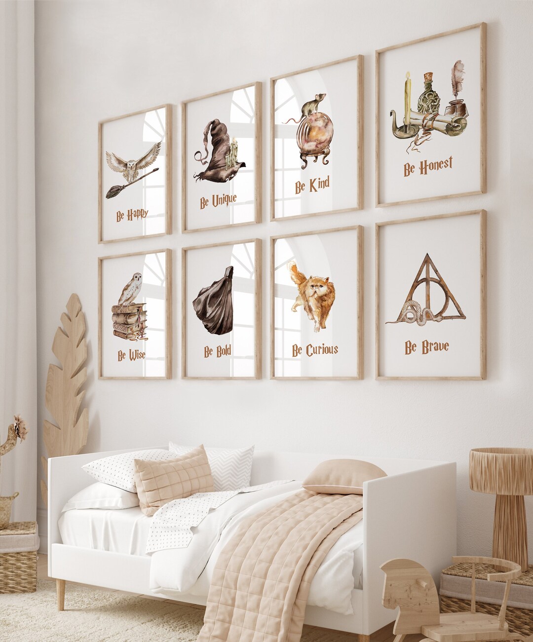 Wizard Poster, Wizard Print, Wizarding Nursery Decor, Halloween Print ...