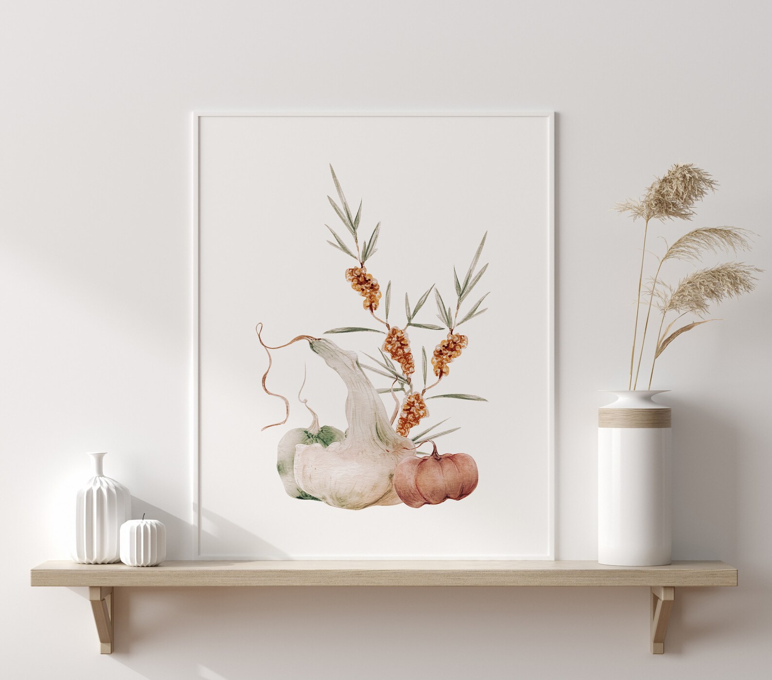 Set of 3 Pumpkin Poster Fall Printable Wall Art Pumpkin - Etsy