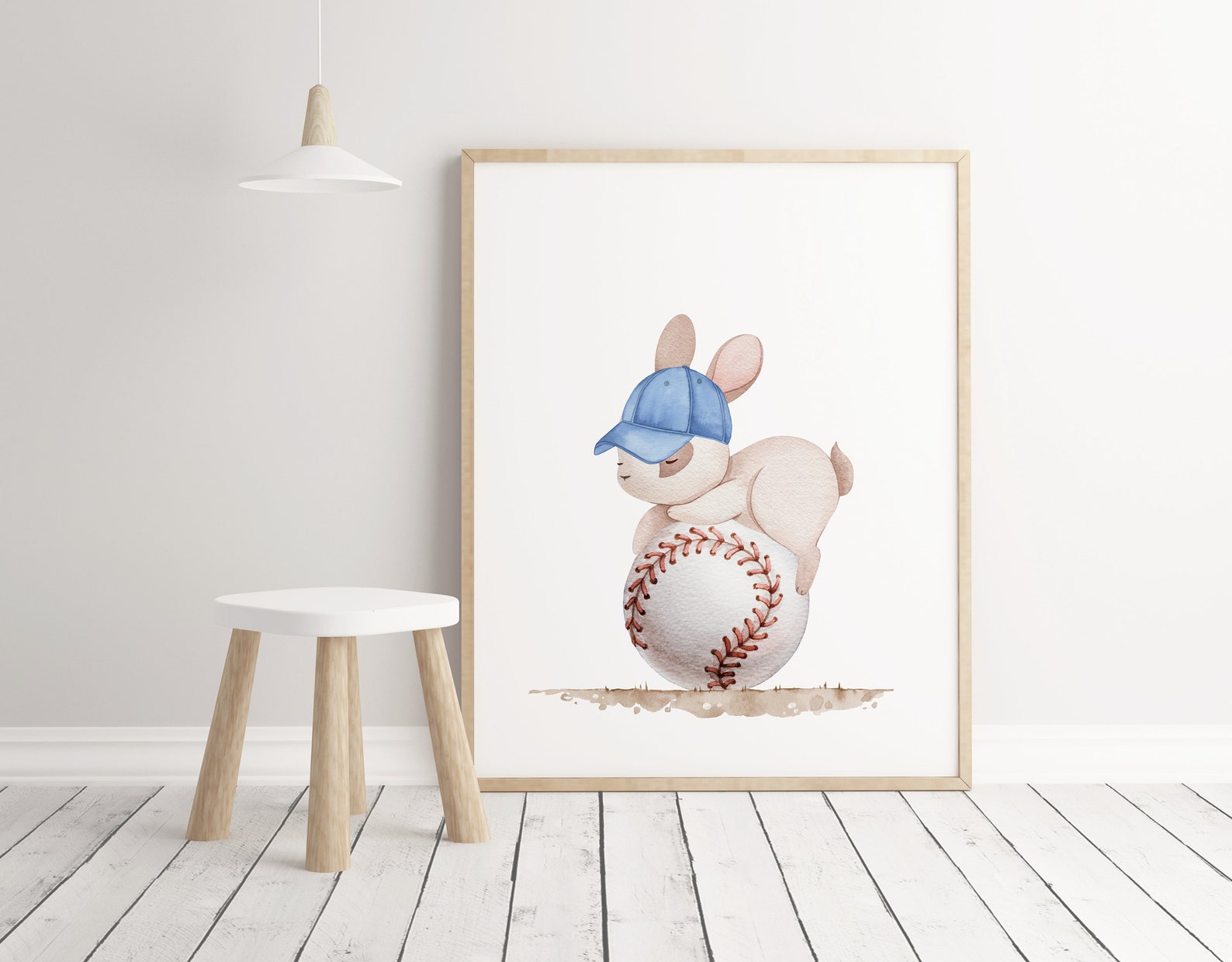 Baseball Print Kids Baseball Poster Nursery Sport Print - Etsy