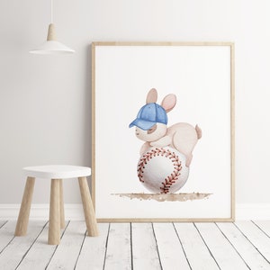 Baseball Print, Kids Baseball Poster, Nursery Sport Print ,baseball ...