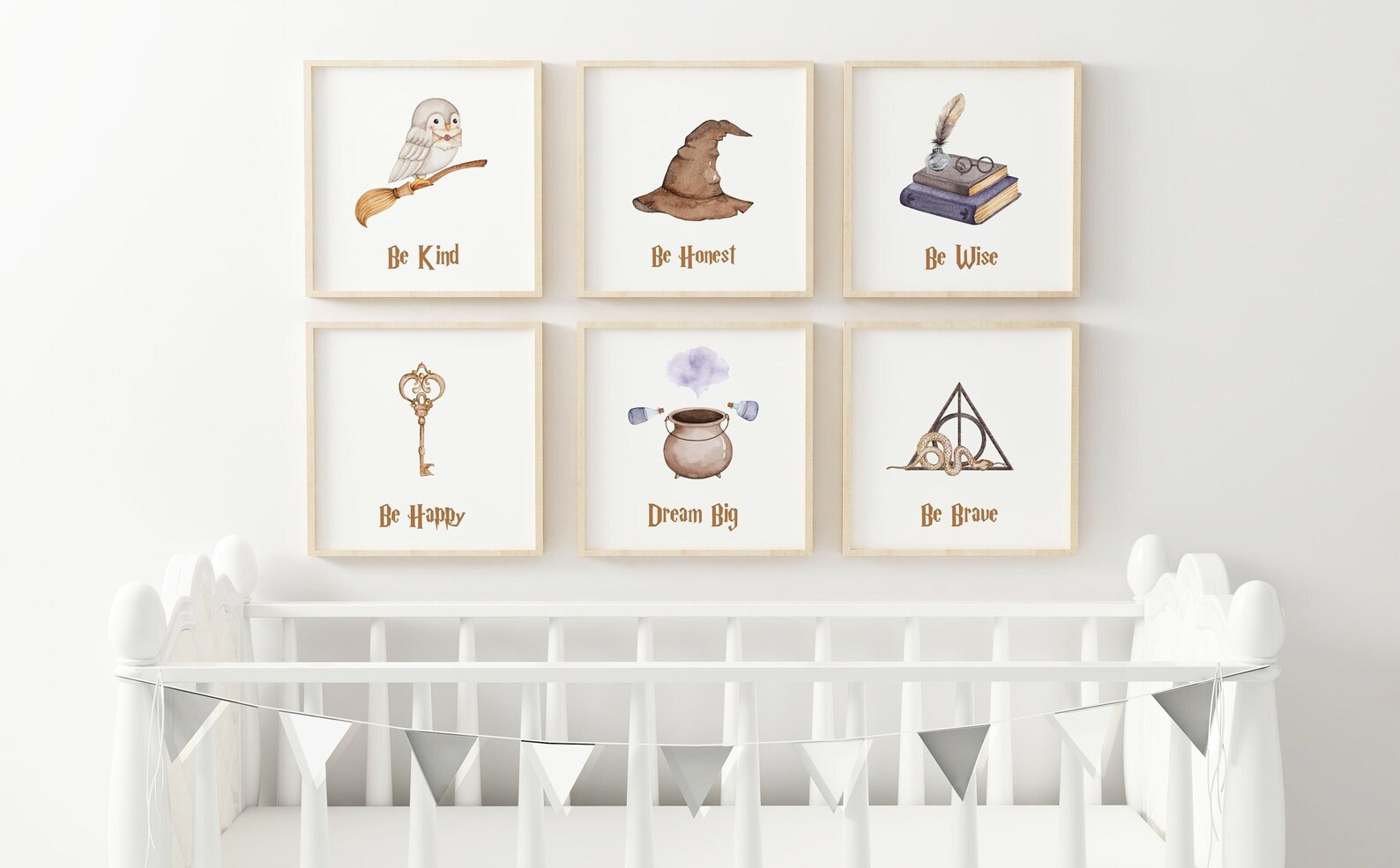 Wizard Poster Wizard Print Wizarding Nursery Decor Nursery - Etsy