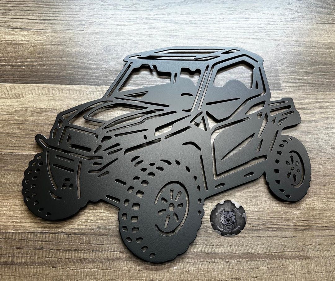 UTV Sxs Metal Sign - Bad Dog Metalworks Home Decor - Utility Task ...