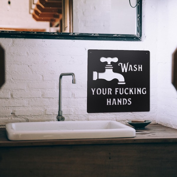 Metal Fucking Hands Sign - Etsy