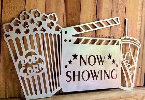 Now Showing Sign Home Theater