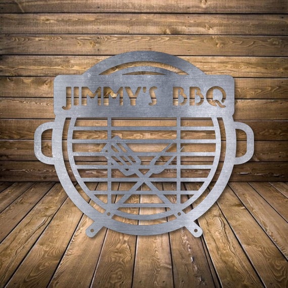 Personalized BBQ Sign Metal Barbecue Signs Grill Masters | Etsy