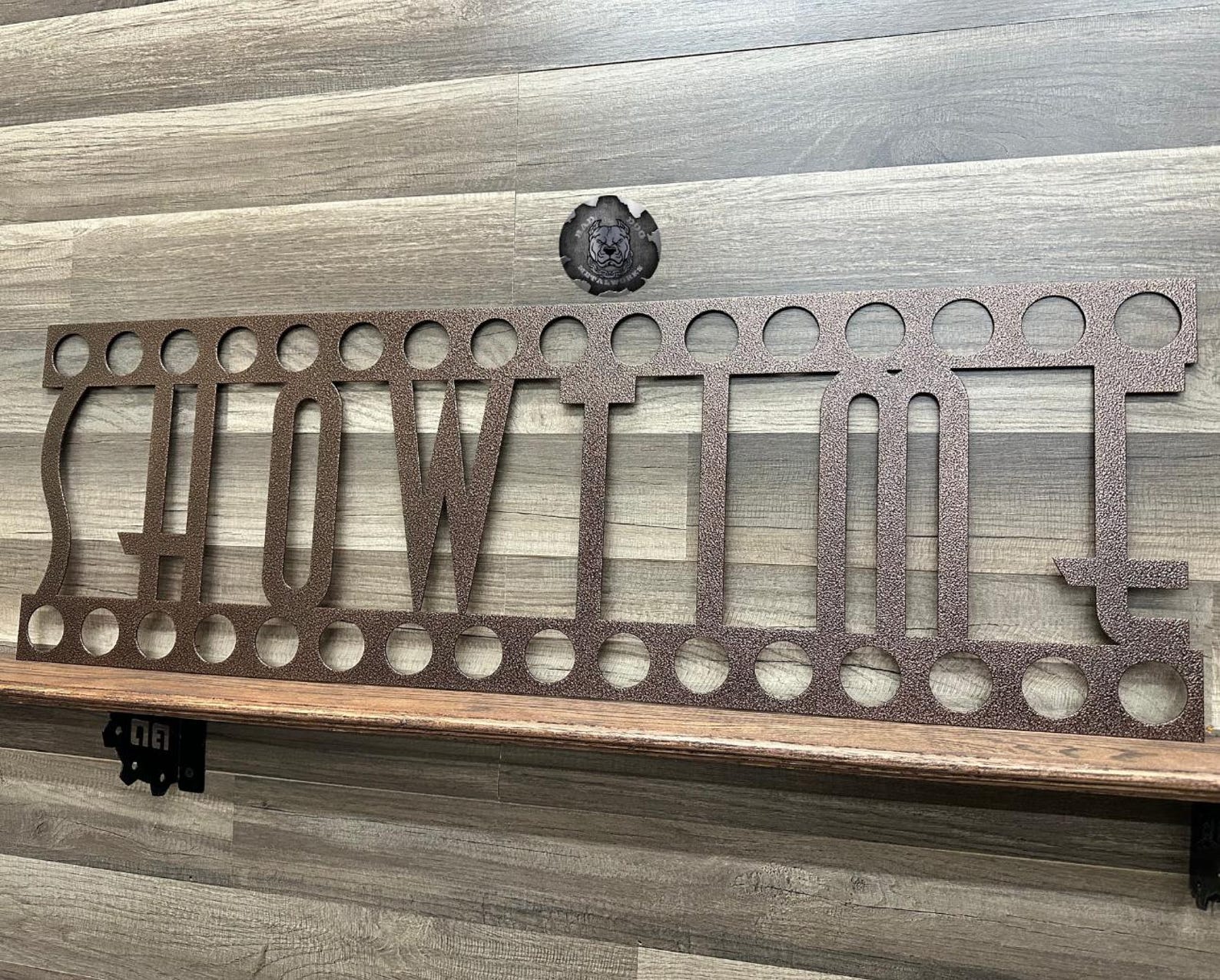 Metal Showtime Sign Movie Theater Decor - Bad Dog Metalworks Home Decor ...