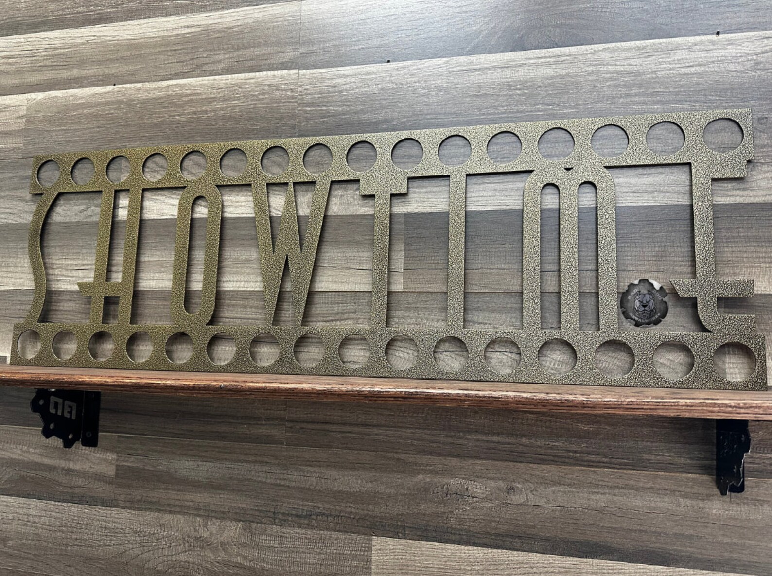 Metal Showtime Sign Movie Theater Decor - Bad Dog Metalworks Home Decor ...