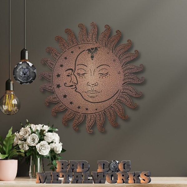 Sun and Moon Metal - Etsy