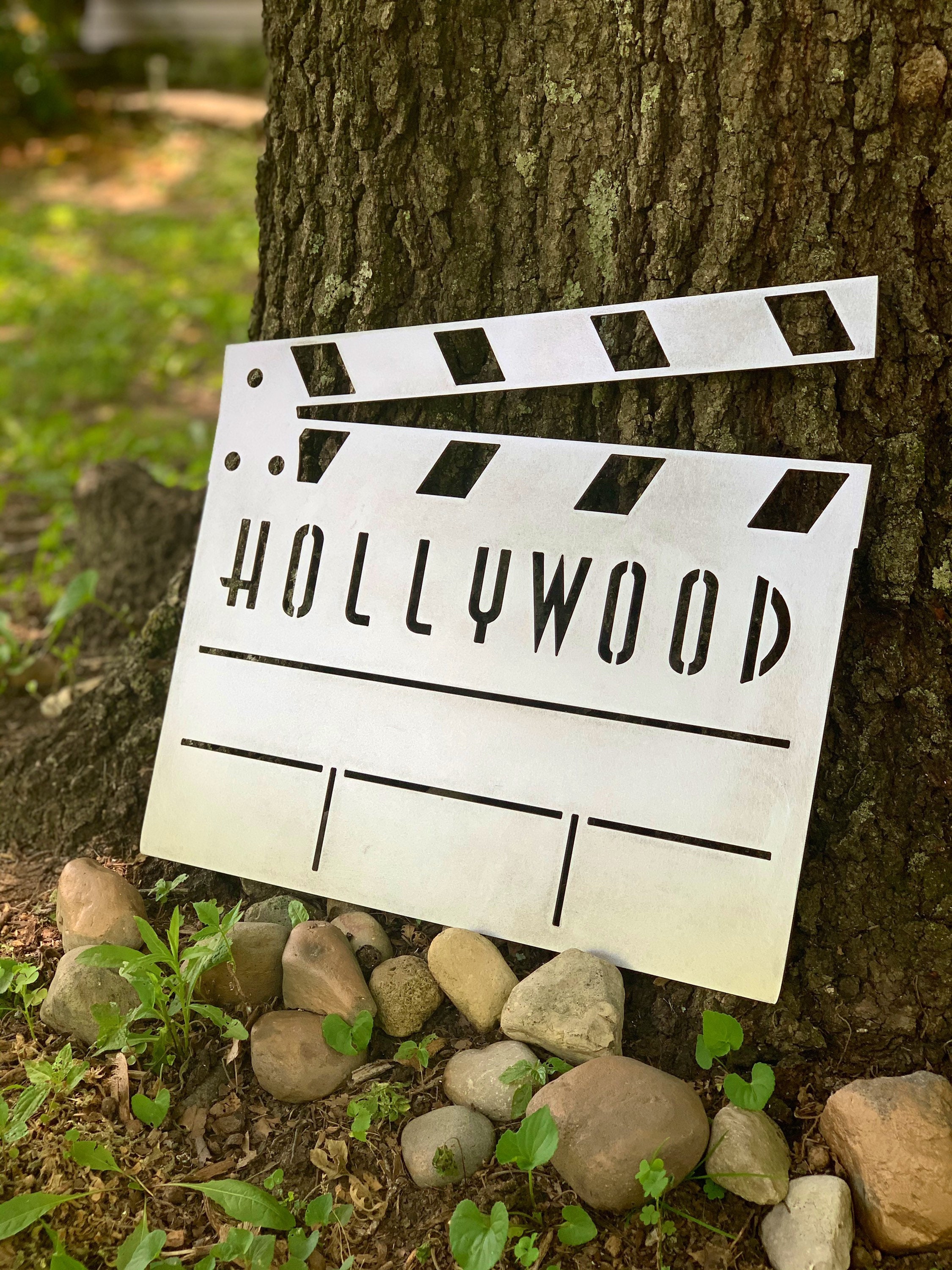 Hollywood Clapboard Metal Movie Clapper Home Theater Decor | Etsy