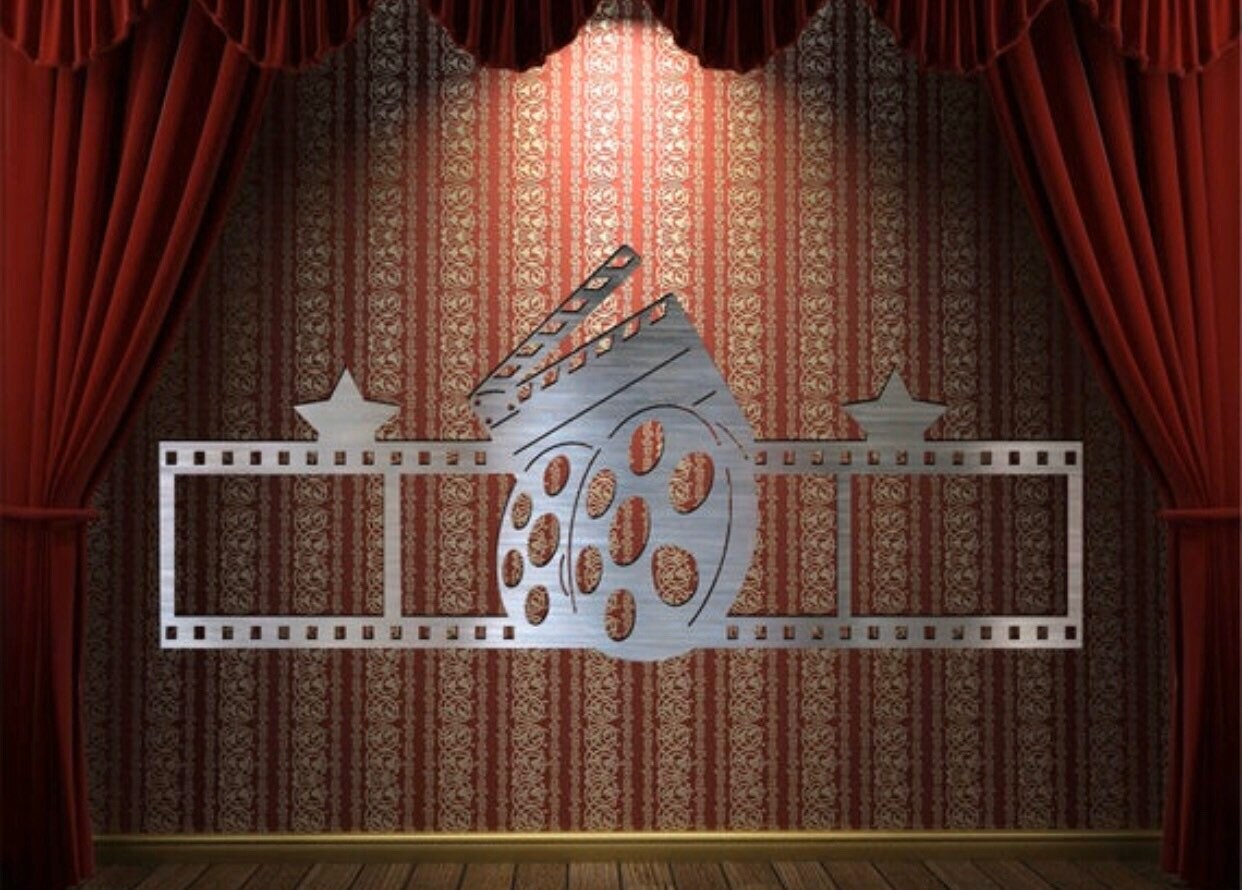 Director's Cut Movie Theater Decor Metal Home Theater | Etsy