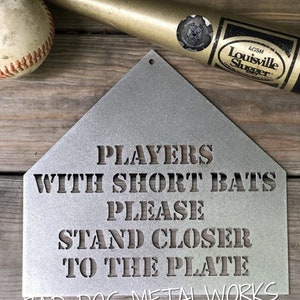 Players With Short Bats Please Stand Closer to the Plate Funny | Etsy
