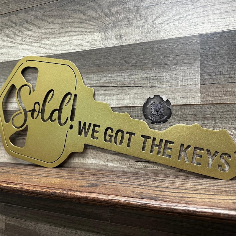 Realtor Key Sign - Etsy