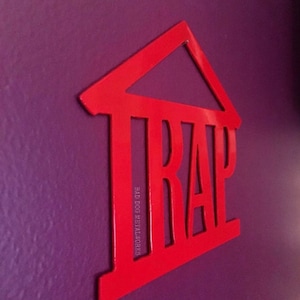 Trap House - Humorous Metal Decor - Hip Hop Inspired - Home Decor - Man ...