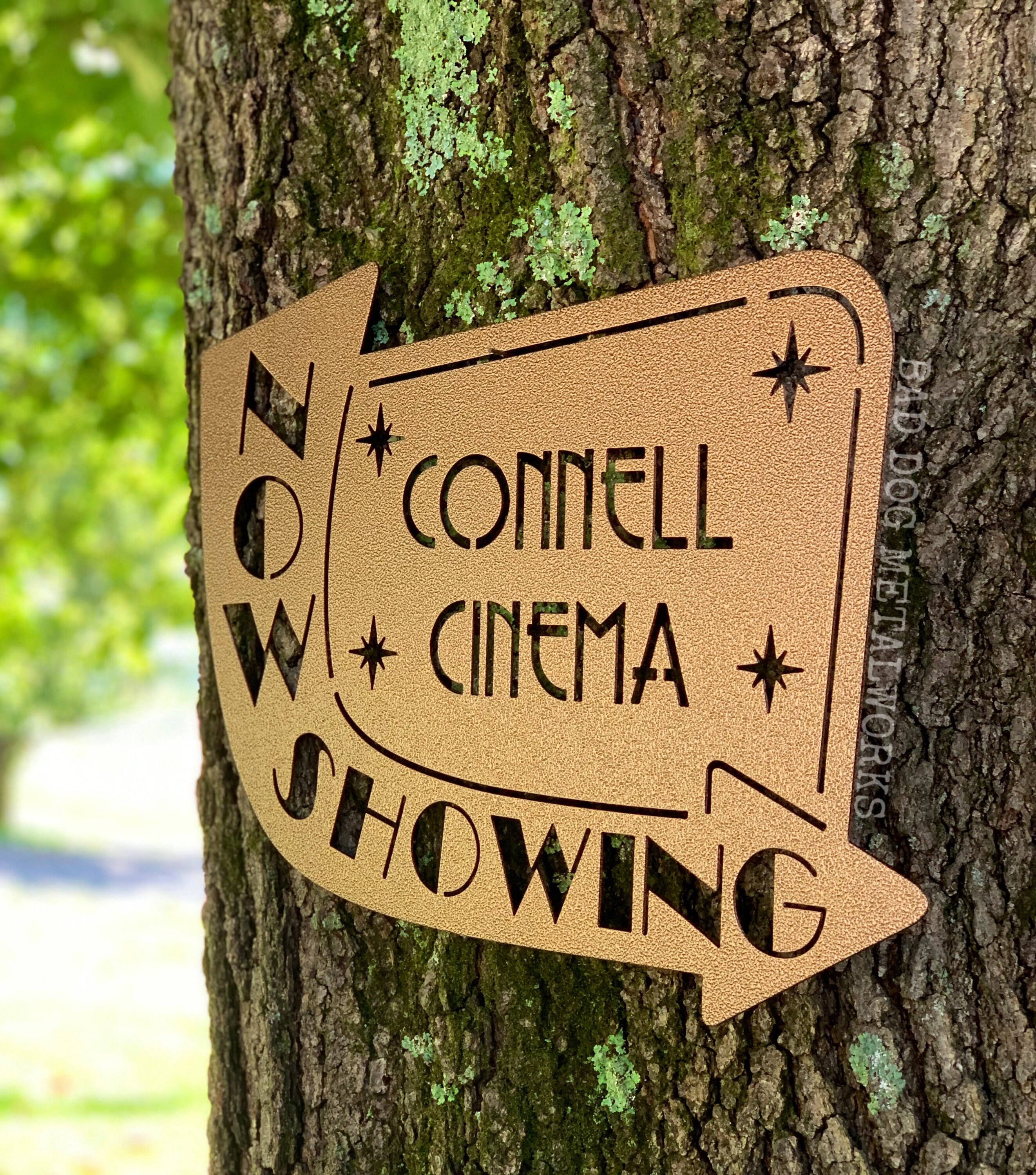 Retro Now Showing Personalized Cinema Sign Metal Home - Etsy
