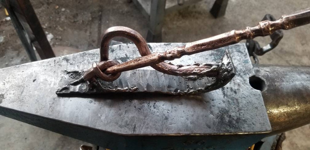 Custom Hand Forged Wand | Display Stand | Copper | Witches Wand - Etsy