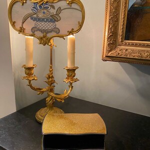 Mid 20th Century Navy Blue and Gold Bakelite Box - Etsy