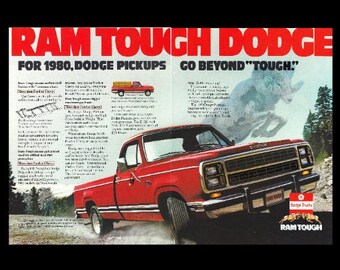 Retro Dodge Truck - Etsy