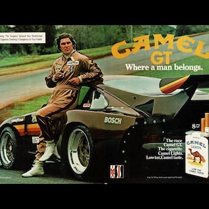 1981 Camel Cigarettes Motorsports Sports Car Racing Original Magazine ...