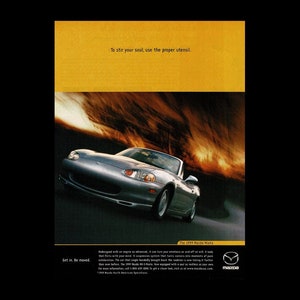 1999 Mazda Miata Original Magazine Ad - Etsy