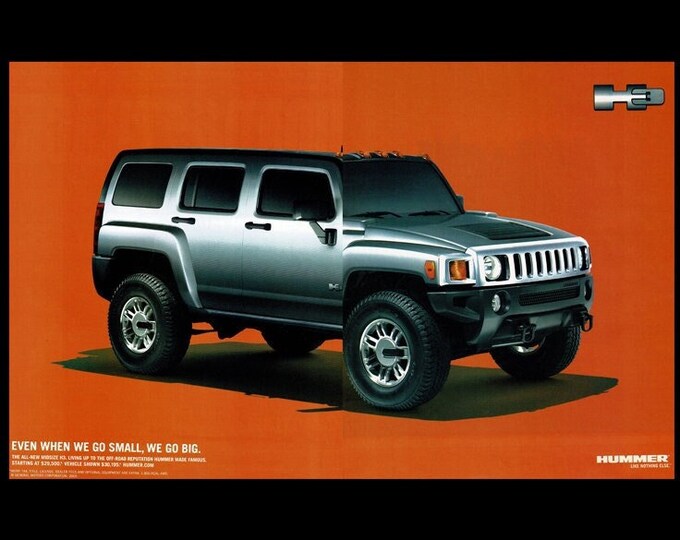 2000's Hummer H3 Original Magazine Ad - Etsy